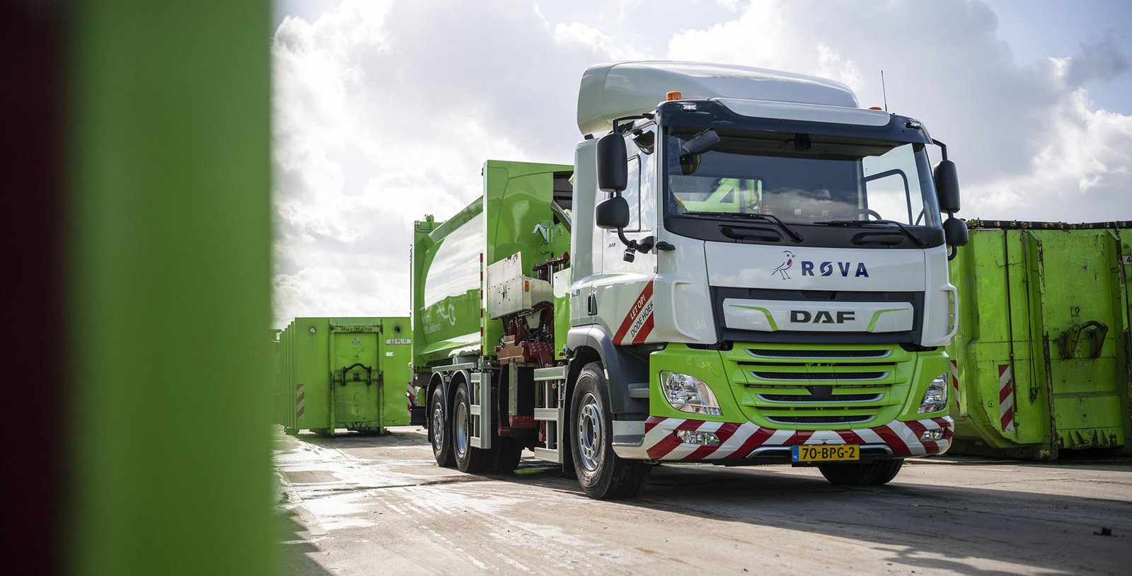DAF CF Electric: Πλήρως ηλεκτρικό απορριμματοφόρο